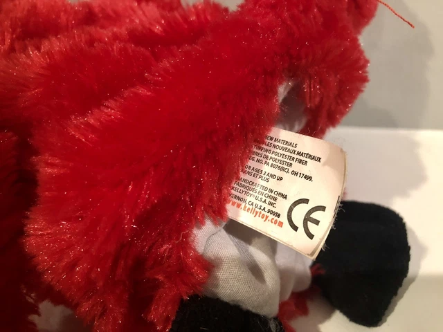 KELLYTOY PARROT HAND Puppet Plush Scarlet Macaw Full Body Pretend Play ...