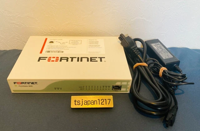 FORTINET FORTIGATE FG-60D Firewall with Adapter No license Fortigate ...