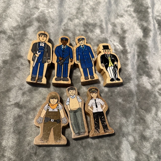 THOMAS WOODEN GENUINE Fat Controller Topham Hatt Train Track like Brio ...