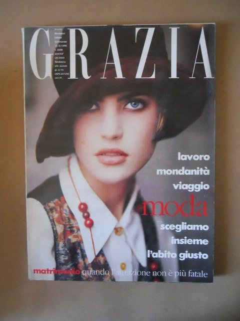 GRAZIA RIVISTA DI moda n 2558 1990 Numero Doppio Moda [VL30] EUR 12,20 ...