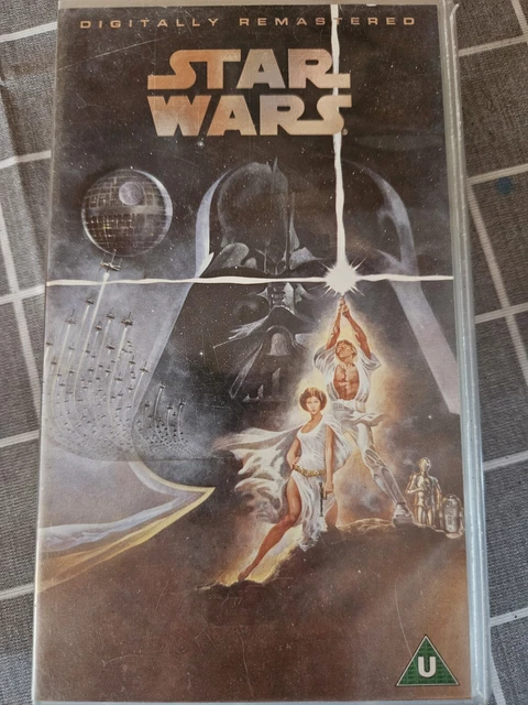 VINTAGE STAR WARS Digitally Remastered VHS Video Tape - 1977 £3.00 ...