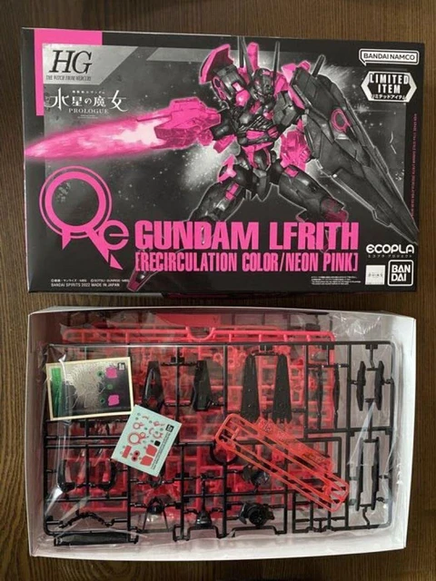 HG 1/144 GUNDAM Lfrith Recirculation Color Neon Pink THE WITCH FROM ...