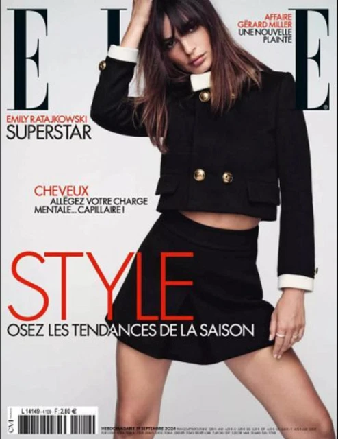 FRENCH FASHION MAGAZINE ELLE n° 4109 - EMILY RATAJKOWSKI SUPERSTAR ...