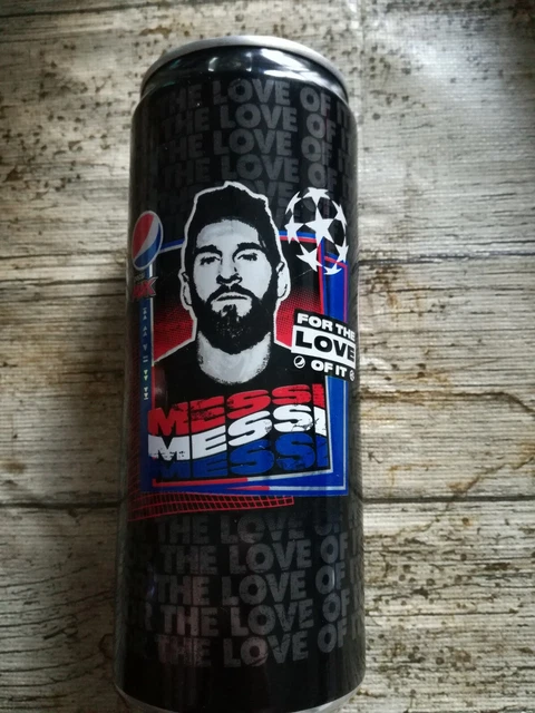 1 VOLLE PEPSI Max Cola Dose Messi Football Full Can 330ml Champions ...