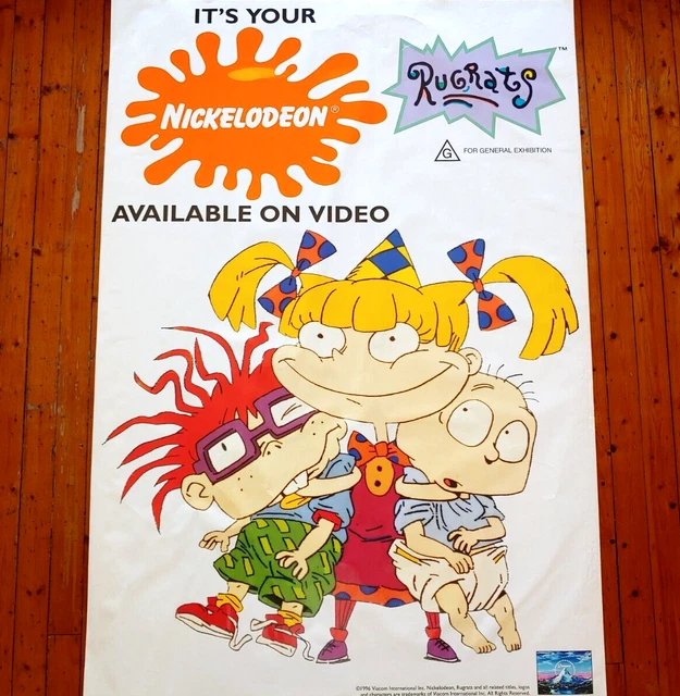 RUGRATS - ORIGINAL 1996 Video Store VHS Poster - One Sheet Promo $32.90 ...