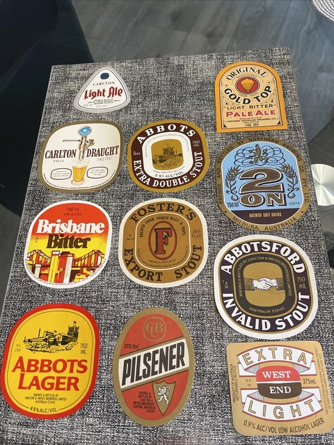 VINTAGE AUSTRALIAN BEER Labels Unused $9.00 - PicClick