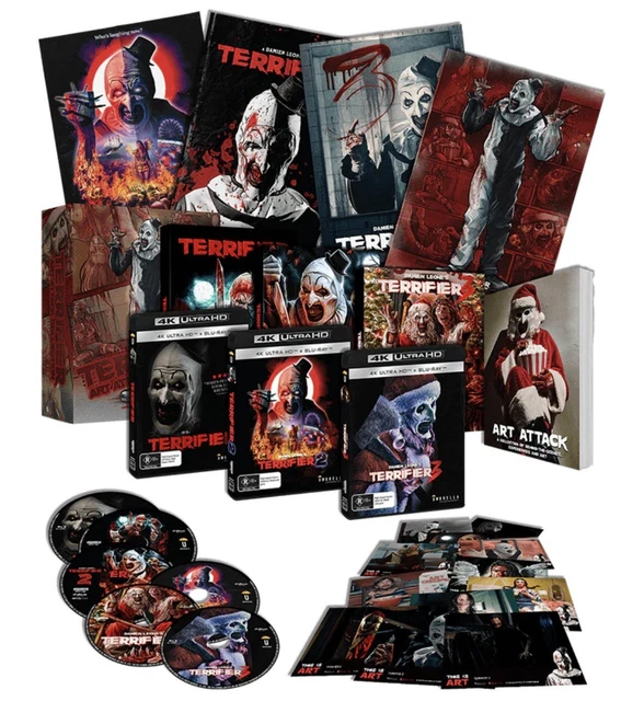 ART ATTACK - Terrifier Limited Boxset 4K & Blu-ray New Sealed £109.88 ...