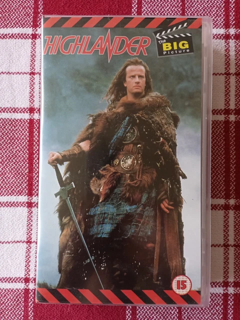 HIGHLANDER VHS COLLECTIBLE Vintage Sean Connery, Christopher Lambert £4 ...
