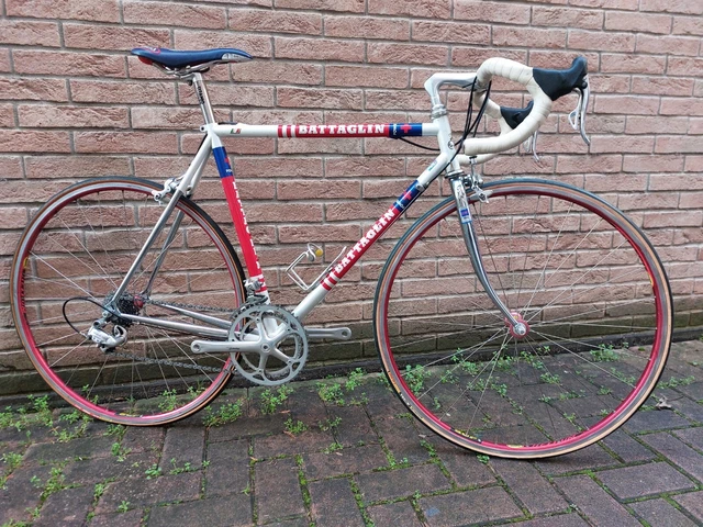 BATTAGLIN POWER PLUS Steel Frame CAMPAGNOLO Full Record Titanium 9 ...