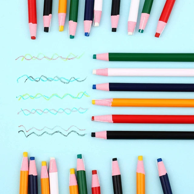 3/6PC CHINA MARKERS Peel Off Chinagraph Grease Wax Pencil For Metal ...