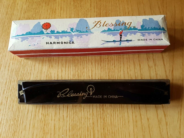 ARMONICA A BOCCA Harmonica Blessing con scatola originale EUR 7,99 ...
