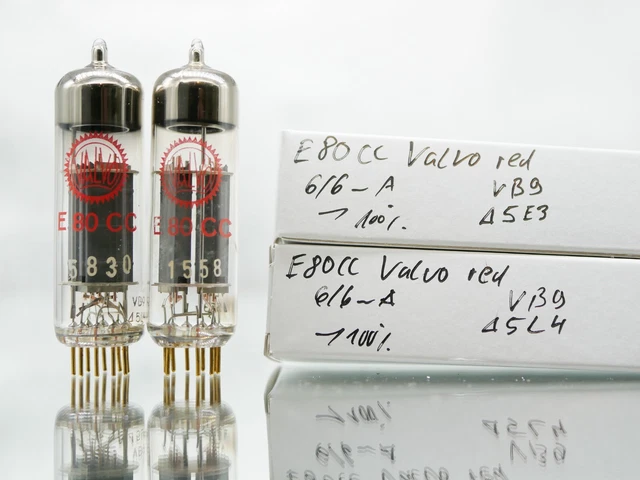NOS PAIRE ASSORTIE Valvo Red E80CC 6085 CV5989 tube code VB9 013 EUR 159,00 - PicClick FR