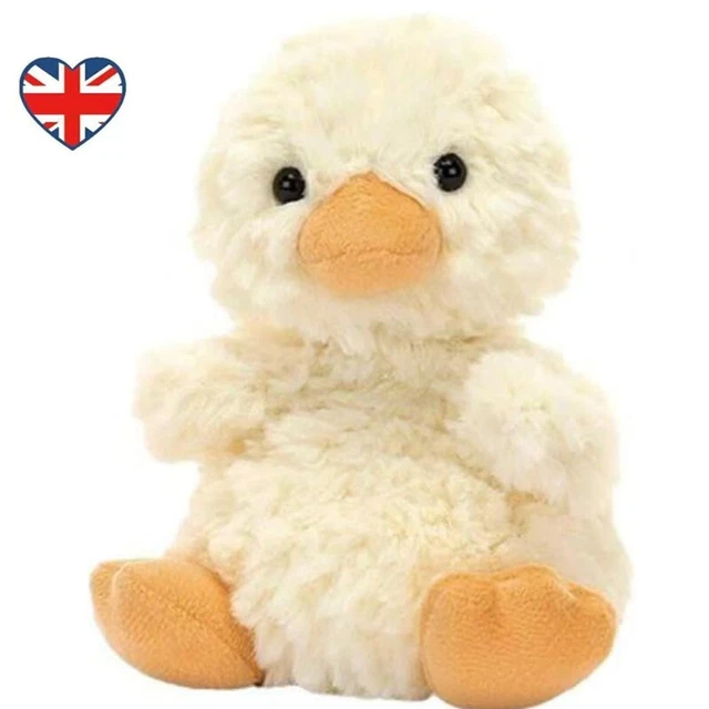 DUCK TEDDY, YELLOW Duck Plush, Aurora Palm Pals,Teddy Soft Stuffed ...