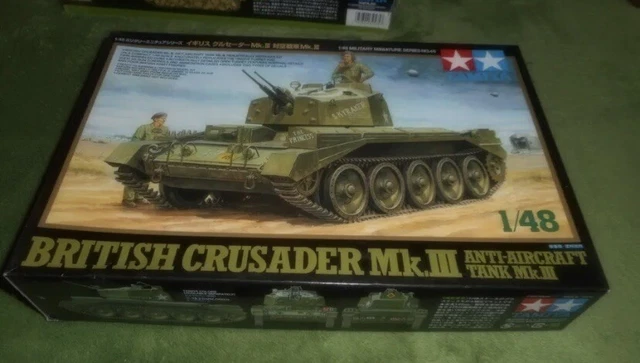 1/48 TAMIYA CRUSADER Mk.iii Anti-Aircraft Tank Mk.iii Plastic Model Kit ...