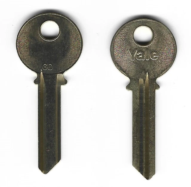ORIGINAL YALE RN11GD Sectional 6 Pin Uncut Key blank same as Ilco 998GD ...