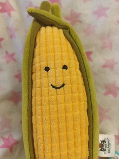 JELLYCAT VIVACIOUS SWEETCORN Amusables Food Drink Plush BRAND NEW £12. ...