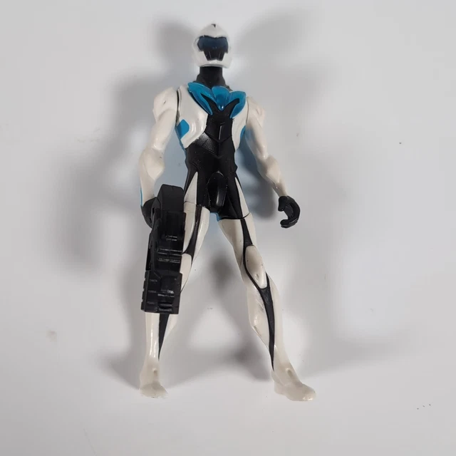 MATTEL MAX STEEL Black & White Armor 6" Action Figure With Blaster Gun ...
