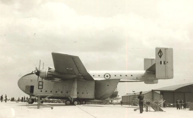 FINE AND RARE Photograph Of A 47 Squadron Beverley At Raf Greenham ...