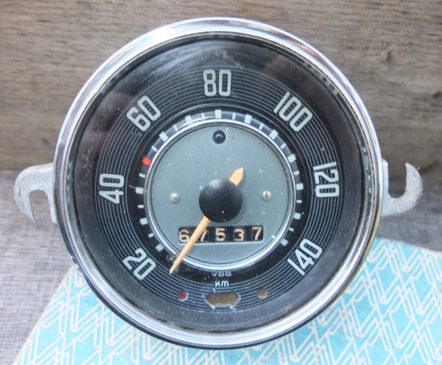 VW CLASSIC BEETLE 1961 VDO 140 KPH Speedo Speedometer 113 957 021 C £65 ...