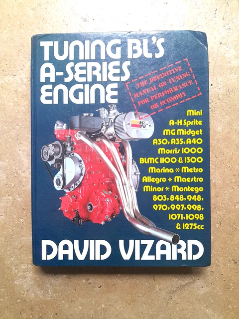 CLASSIC MINI COOPER S David Vizard Tuning The A Series Book Works Rare ...