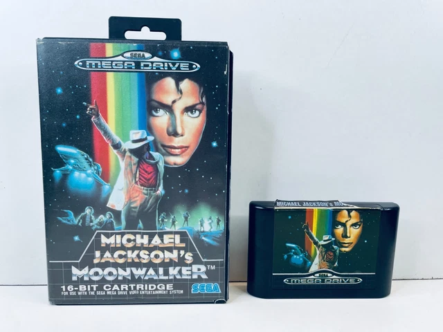 MICHAEL JACKSON'S MOONWALKER Sega Mega Drive Genuine - Fast Post EUR ...