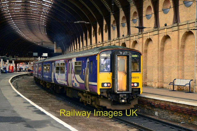 RAILWAY PHOTO CLASS 150 DMU York railway station - (5) c2012 £2.00 ...