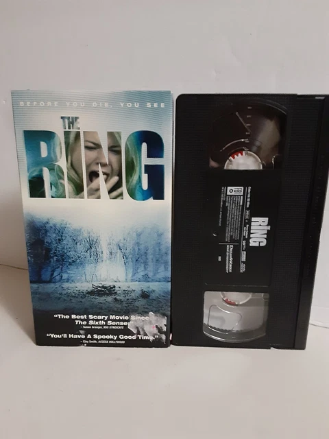THE RING VHS Video Tape Horror Movie Vintage Spooky Scary Halloween ...