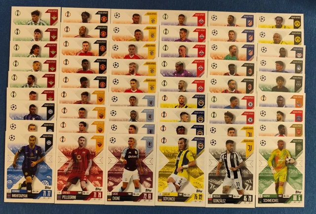 MATCH ATTAX EXTRA 24/25 Alle Squad Update Set Komplett Full CL ...