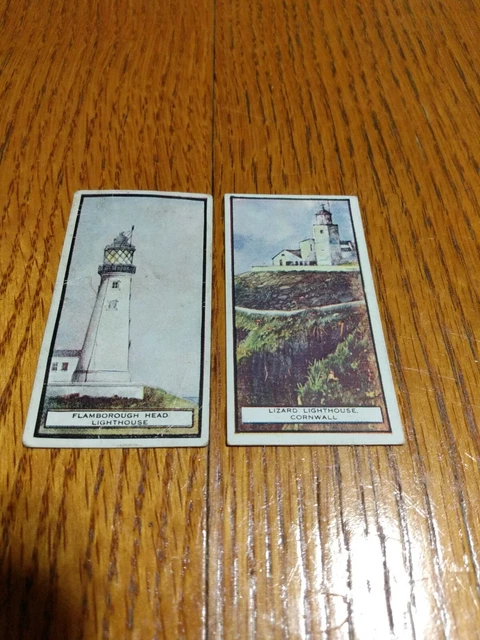 THREE CASTLES LIGHTHOUSE Tobacco/Cigarette Cards $16.94 - PicClick AU