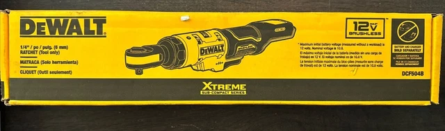 DEWALT DCF504B XTREME 12V MAX Brushless 1/4 in. Ratchet (Tool Only) $89 ...