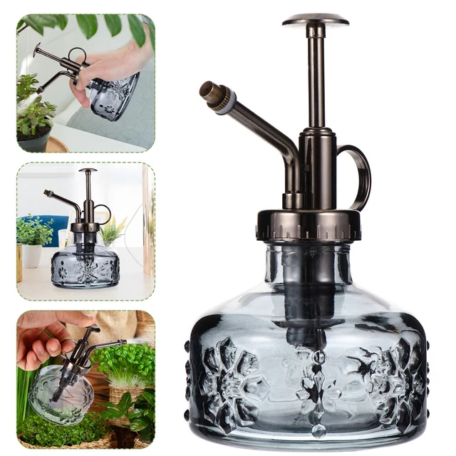 BOTTIGLIA IRRIGAZIONE VINTAGE vetro spray bottiglia annaffiatoio ...