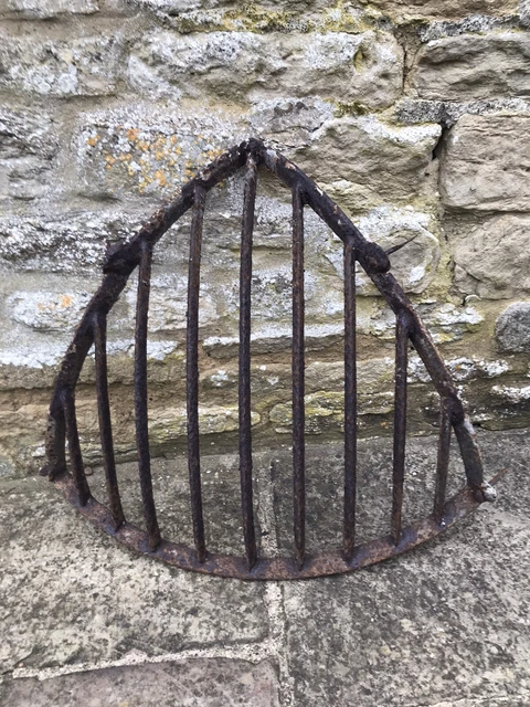 VINTAGE LARGE HEAVY Victorian Cast Iron Hay Rack ~ Garden Corner ...