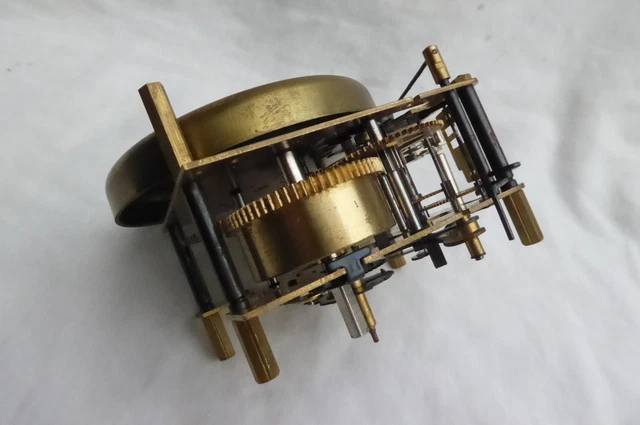 VINTAGE SCHATZ SHIPS CLOCK MECHANICAL MOVEMENT Bell Germany For Parts ...