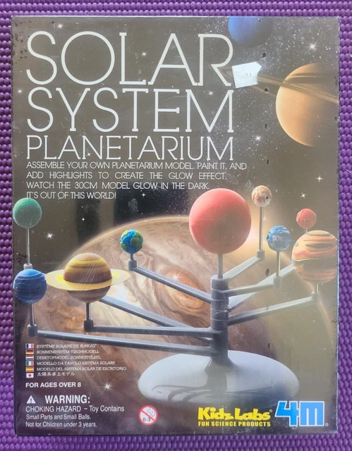 SOLAR SYSTEM PLANETARIUM Model Kit Kidz Labs 4M Brand NEW SEALED Ages 8 ...