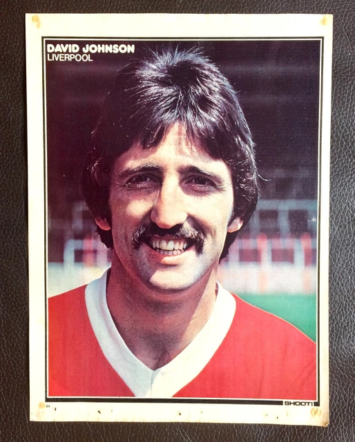 DAVID JOHNSON poster - A4 size - from Shoot magazine 1970's - Liverpool ...