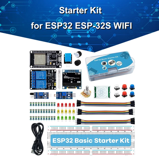 DIY STARTER KIT for ESP32 ESP-32S WIFI Photoresistor Module Pir Motion Sensor $29.02 - PicClick AU