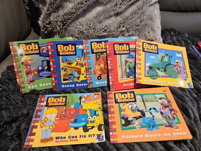 BOB THE BUILDER-7 Paperback Books-2001/2-BBC+CBeebies-see Pics £12.92 ...