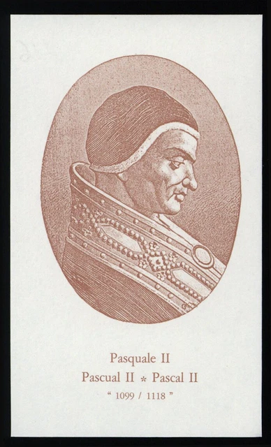 SANTINO-HOLY CARD PASQUALE II PAPA EUR 2,50 - PicClick FR