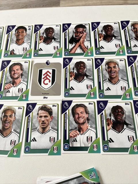 TOPPS 2026 PREMIER League Football Trading Cards Fulham Base 20 Card ...