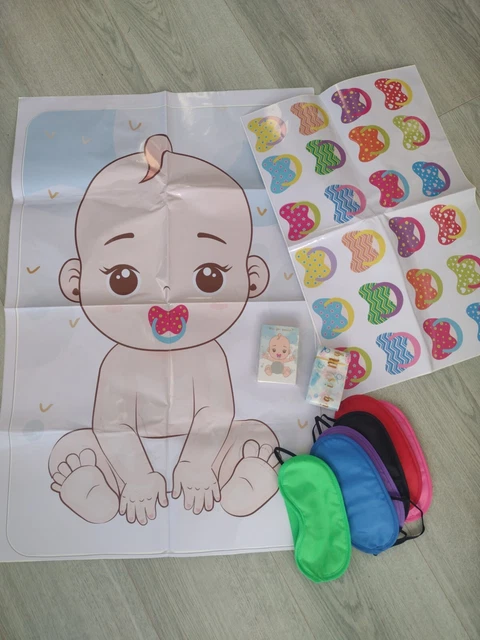 BABY SHOWER GAME PIN THE DUMMY ON THE BABY boy/girl, unisex/neutral £1. ...