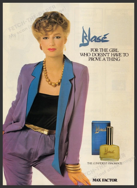 MAX FACTOR BLASE Fragrance 1980s Print Advertisement Ad 1980 £10.55 ...