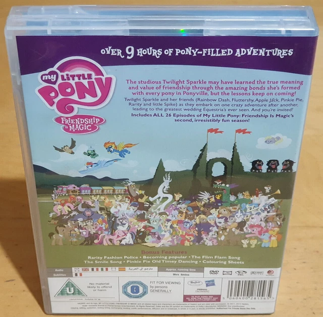 MY LITTLE PONY The Complete Season 2 - Friendship Is Magic DVD Box Set ...