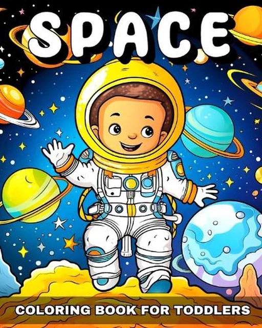 LIVRE DE COLORIAGE spatial pour tout-petits : pages de coloriage de l ... LIVRE DE COLORIAGE spatial pour tout-petits : pages de coloriage de l ...