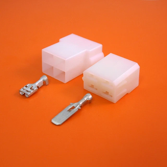 4 WAY ELECTRICAL Wiring Multi-Connector with 6.3mm Terminals £2.99 ...