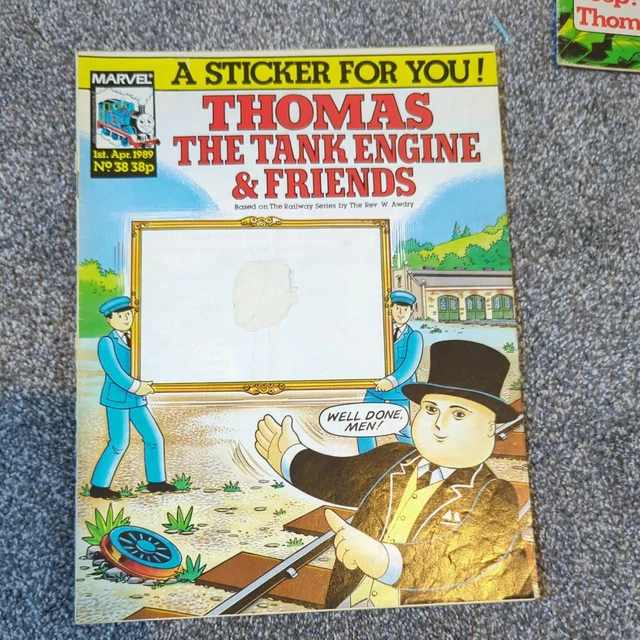 VINTAGE THOMAS THE Tank Engine & Friends Magazine Comic Rare No 38 ...