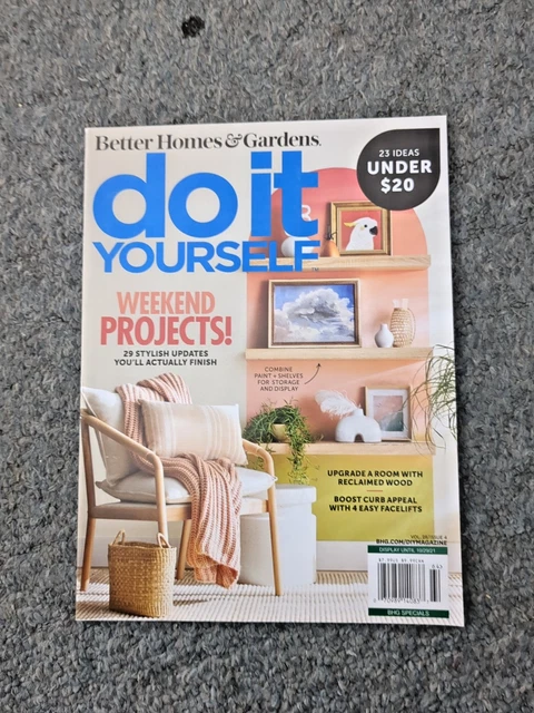 BETTER HOMES & Gardens Do It Yourself October 2021 Magazine- Weekend ...