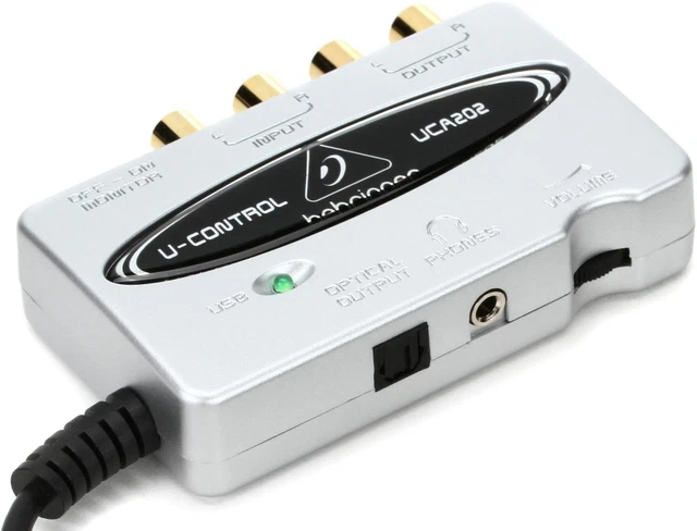 BEST PRICE SQUARE USB Audio Interface 2 in / 2 Out UCA202 by BEHRINGER ...