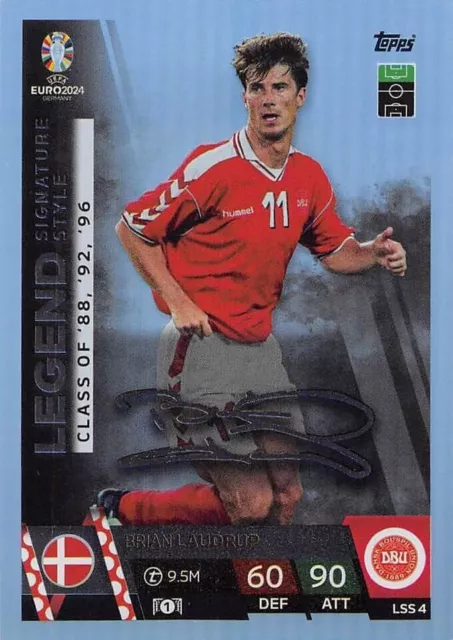 CARTA UEFA MATCH Attax Euro 2024 Brian Laudrup Firma Stile Leggenda ... CARTA UEFA MATCH Attax Euro 2024 Brian Laudrup Firma Stile Leggenda ...
