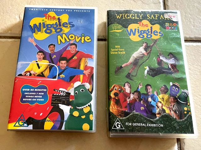 The Wiggles Movie And The Wiggles Wiggly Safari With Steve Irwin Vhs