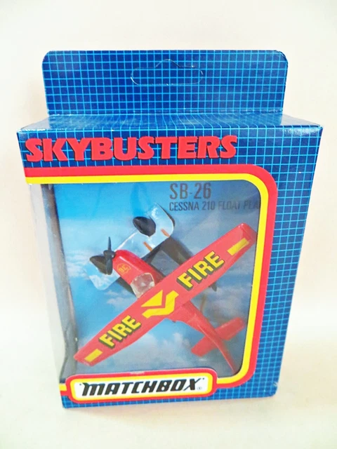 MATCHBOX SKYBUSTERS SB16 'Cessna 210 Fire Float Plane' Mib/Boxed. EUR 5 ...